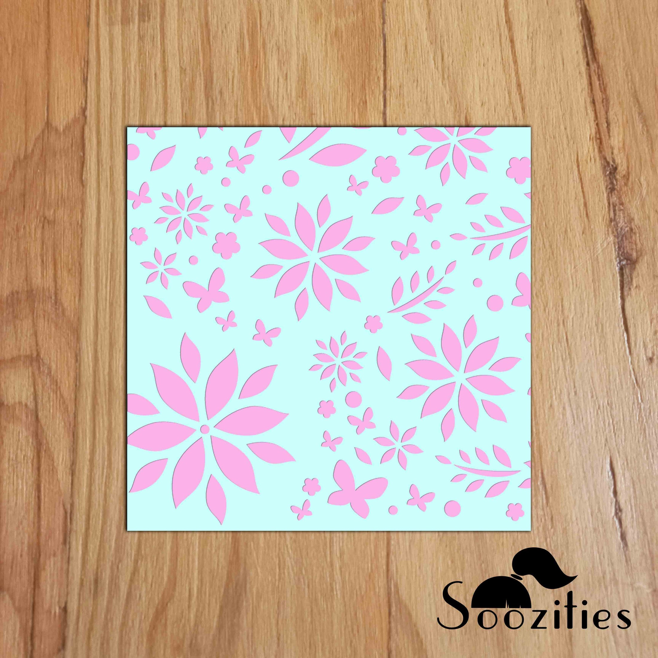 Flowers 3 Stencil – Soozities